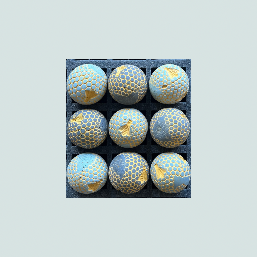 Seconds Sale | Small Sphere | Bees – Olander Earthworks