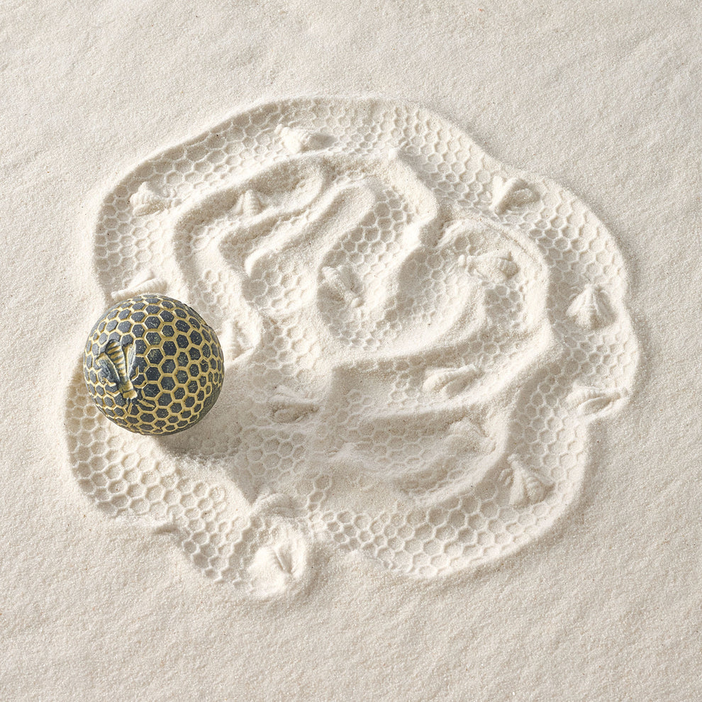Small Textured Cement Sand Sphere for Sand Play | Bees Design Olander ...