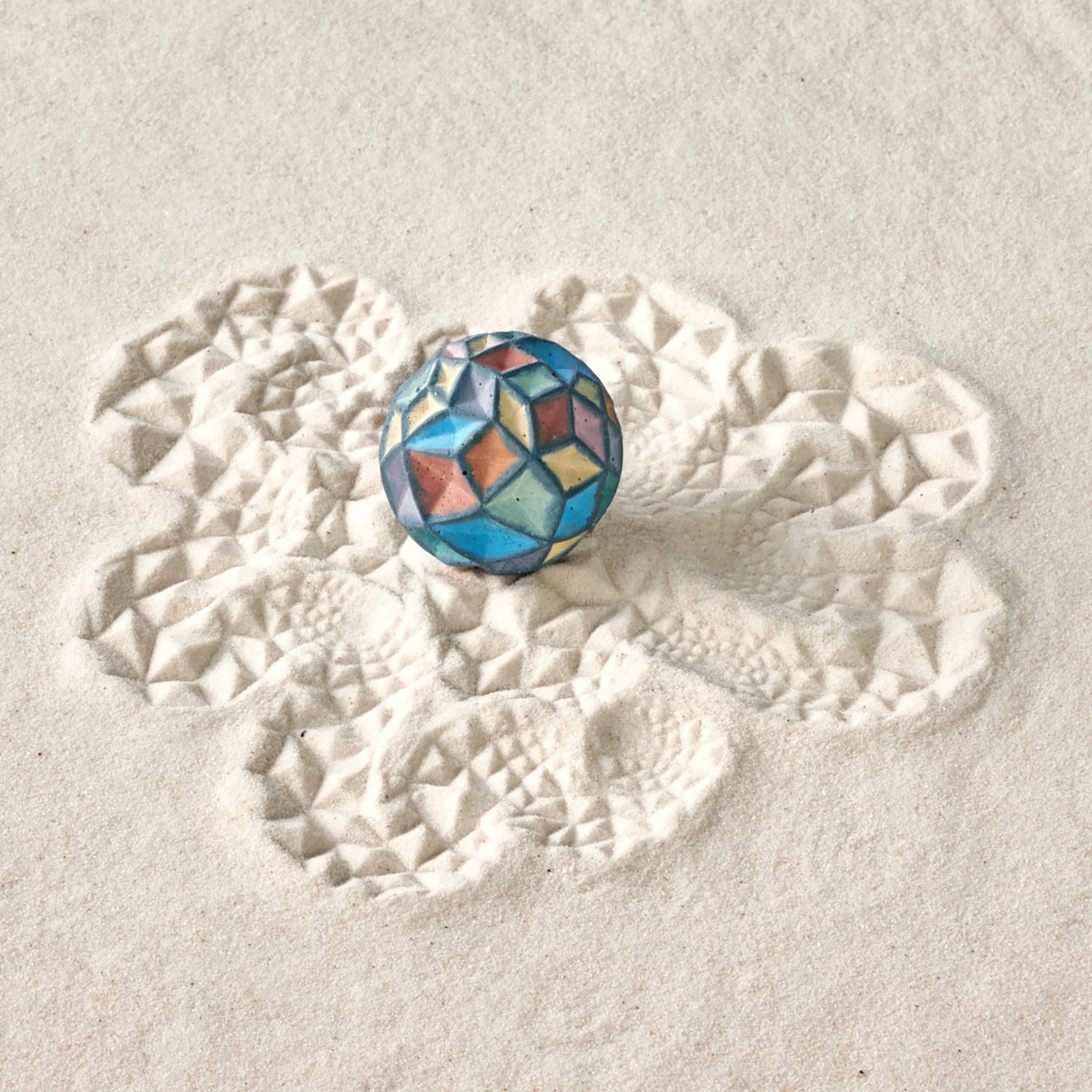 Crystals Sphere | Sand Art Tool Olander Earthworks