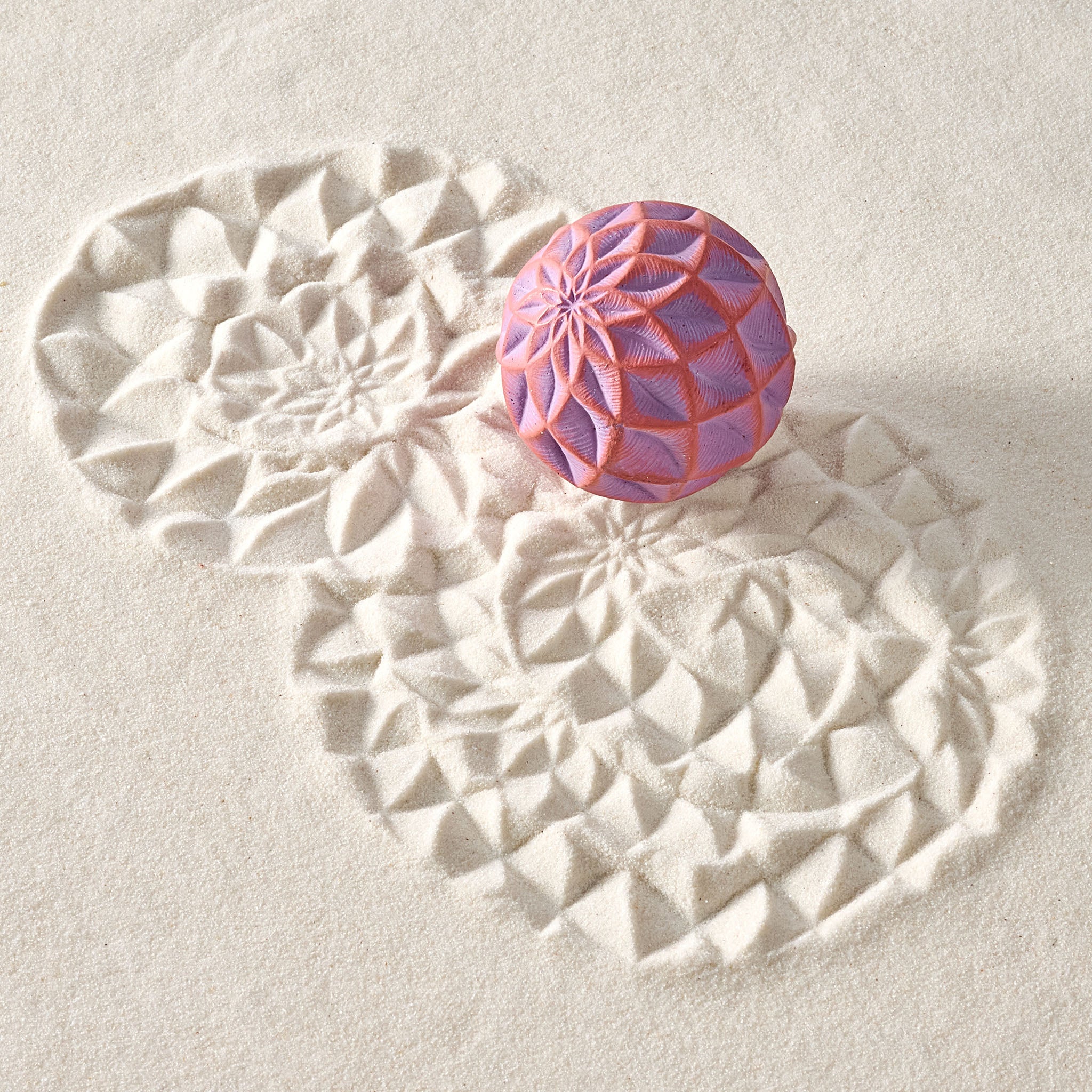 Sand Sphere | Petals Design | Medium – Olander Earthworks