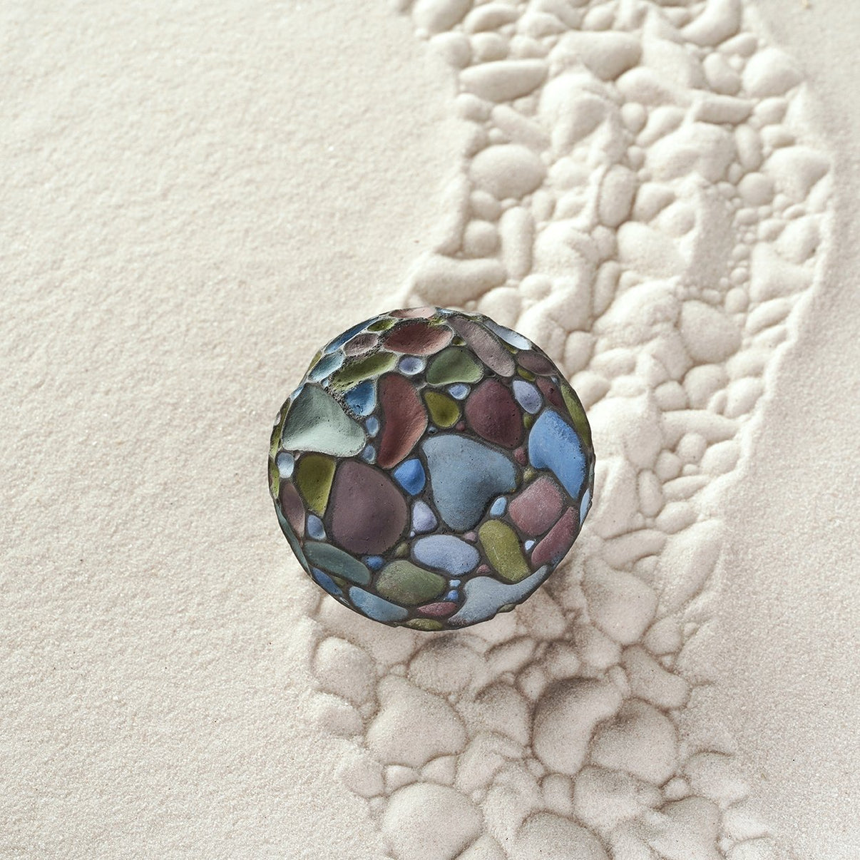 Sensory Sand Sphere | Pebbles | Extra Large Olander Earthworks