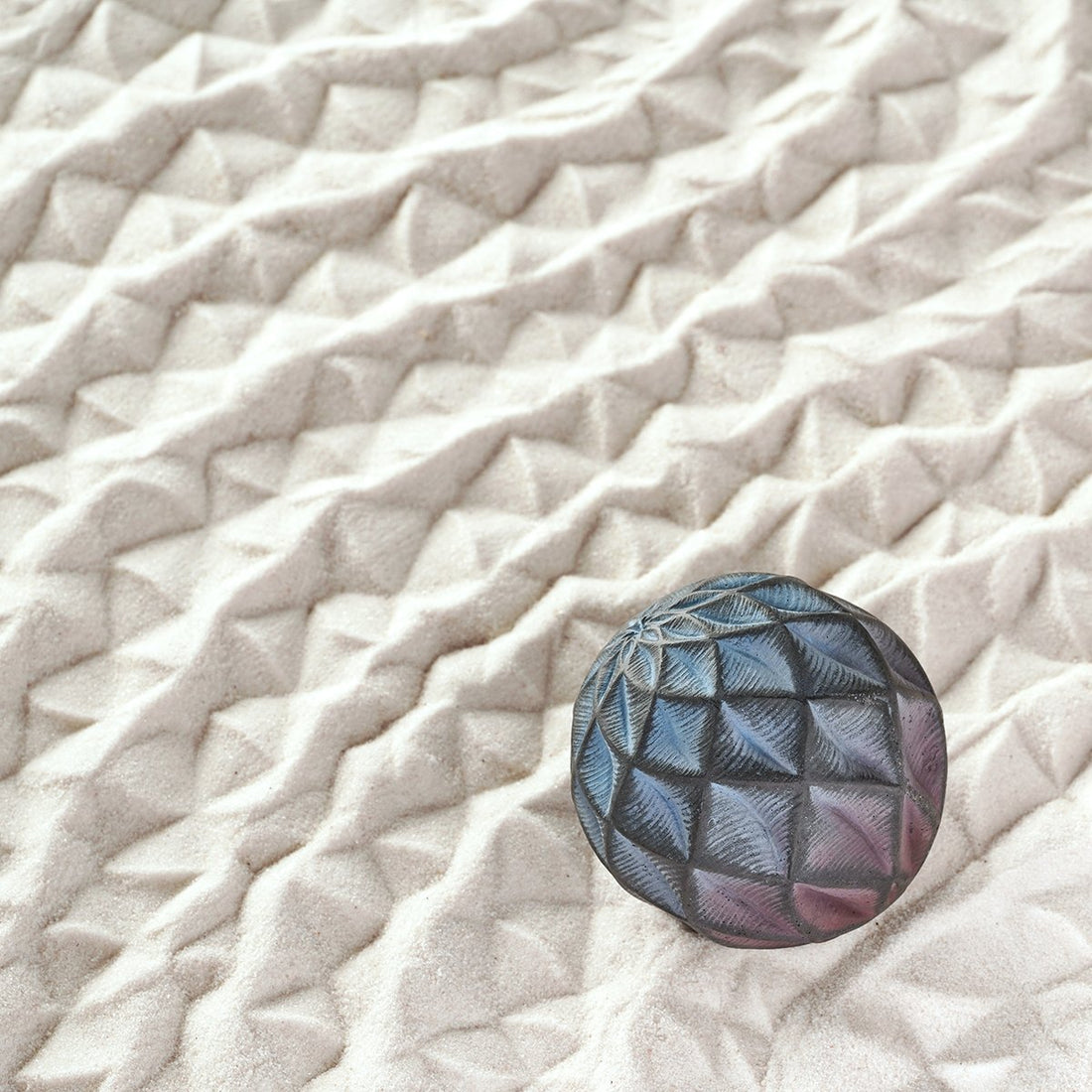 Sand Sphere | Petals Design | Medium – Olander Earthworks