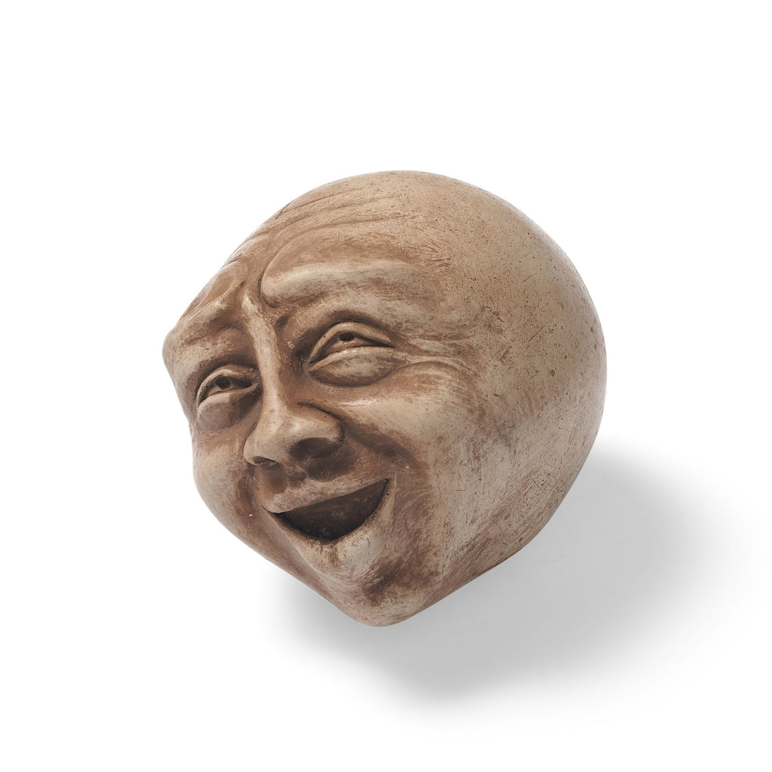 Playful Tabletop Cement Sculpture | Delight Head Olander Earthworks