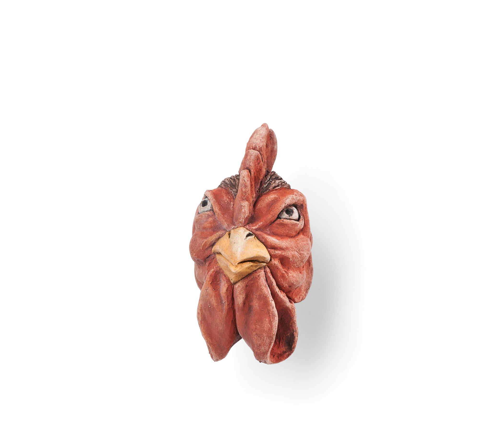 Wall-Hanging Handmade Sculpture | Farm Animal | Rooster Olander Earthw ...