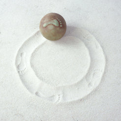 Sand Pattern Orb | Footprints Sphere | Original Design Olander Earthwo ...